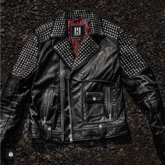 master | Jackets & Coats | Master Hellraiser Leather Jacket Black Xl ...